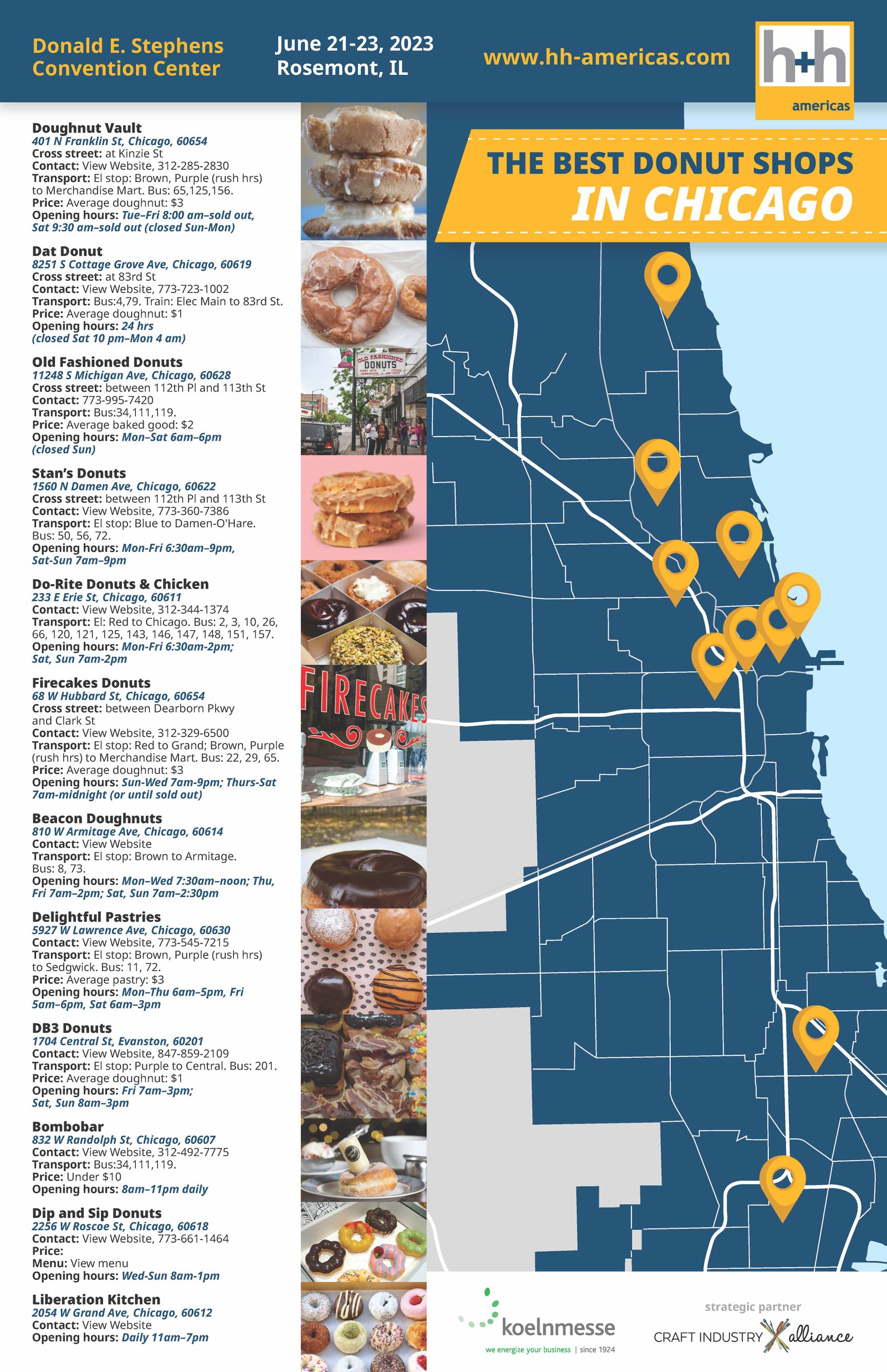 Donut Tour - h+h americas